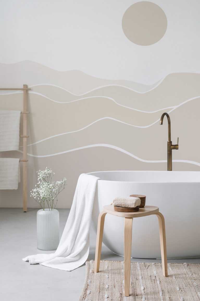 Papier peint salle de bain waterproof au meilleur prix - Wellpapers