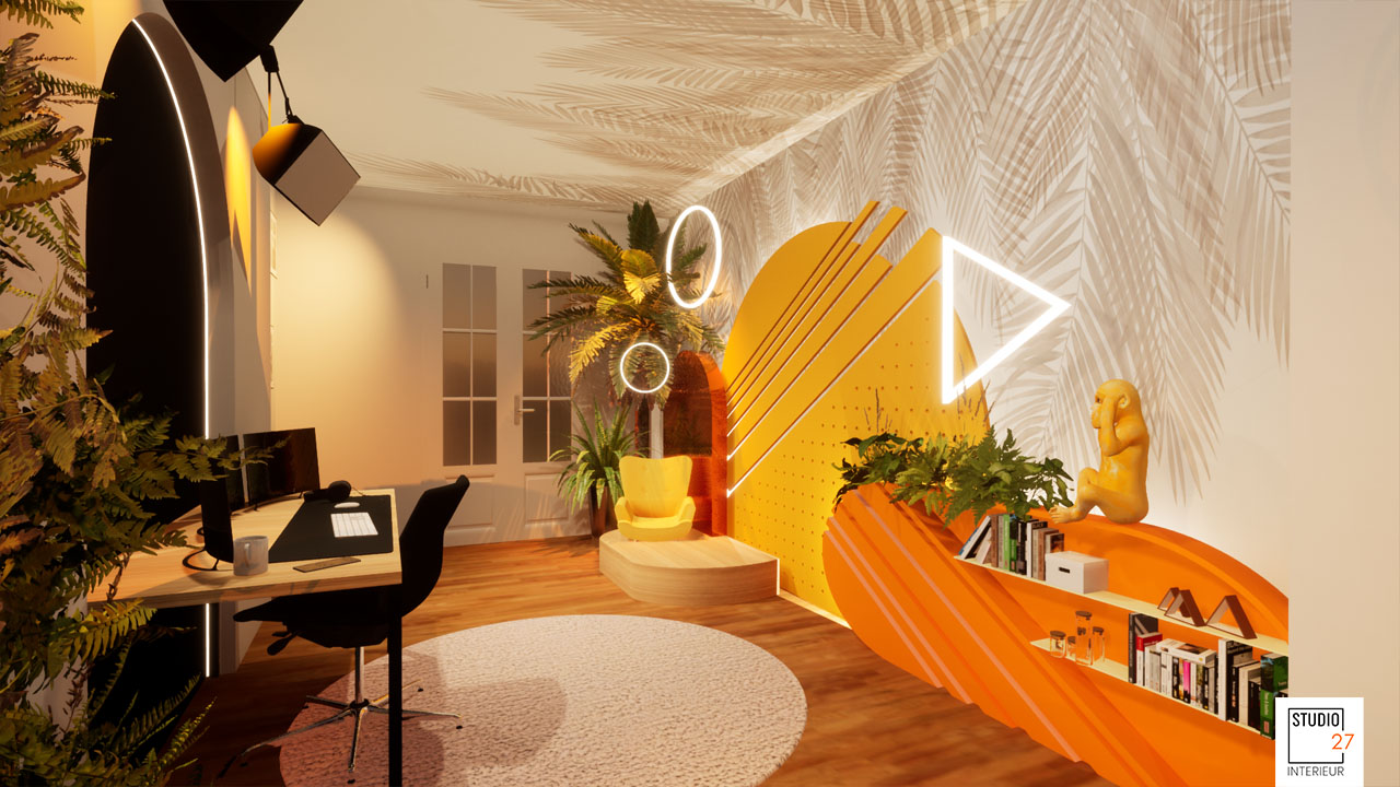 5 manières de décorer son bureau avec du papier peint jungle ...