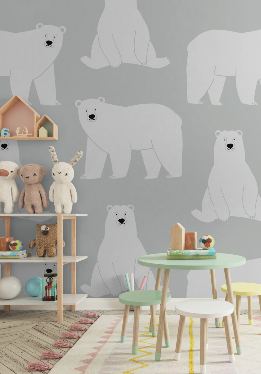 Wallpaper: White bear 🐻‍ ️ - Wellpapers