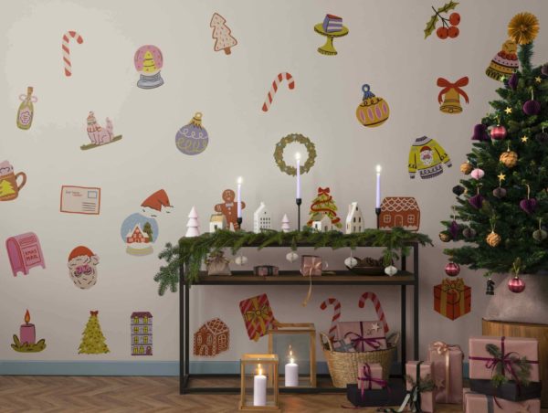 Stickers du Père Noël - Wellpapers